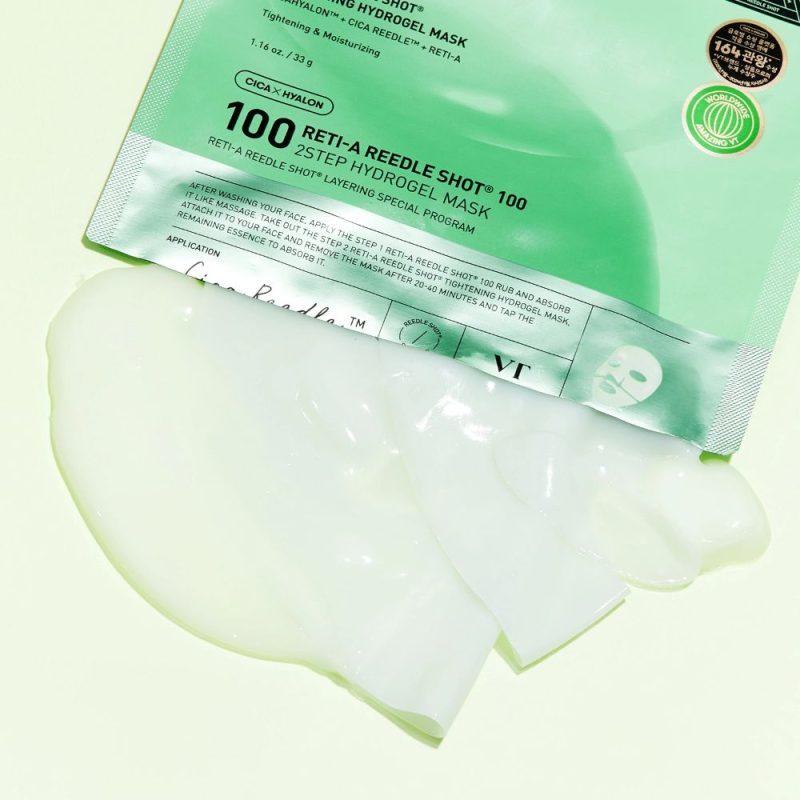 VT Cosmetics Reti-A Reedle Shot 100 2-Step Hydrogel Mask | Beauty & Health
